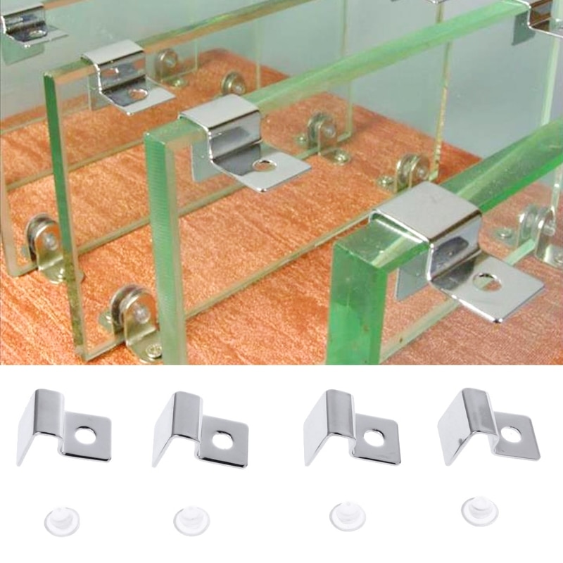 4 Stuks Rvs Aquarium Fish Tank Vaste Cover Clip Fi... – Grandado