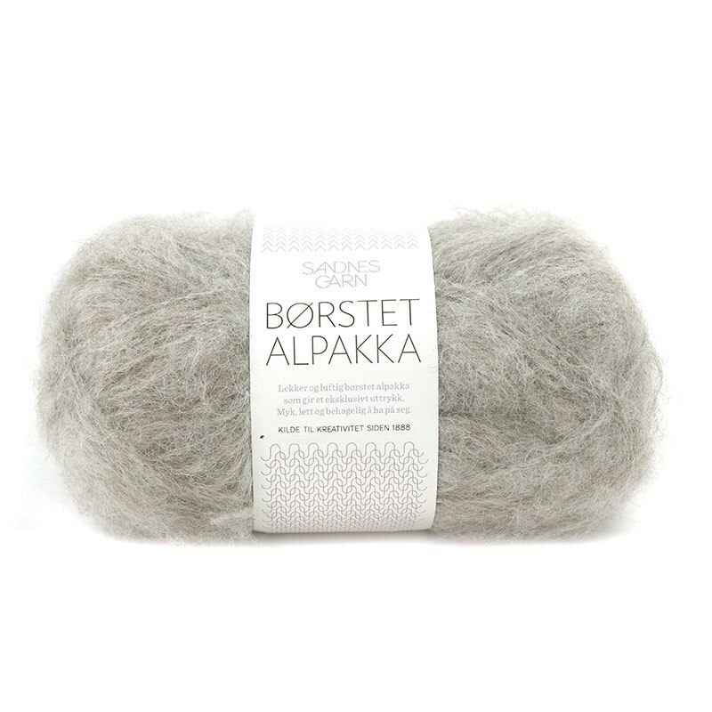 1 st sandnes garn borstet alpakka garn mellantjock... – Vicedeal