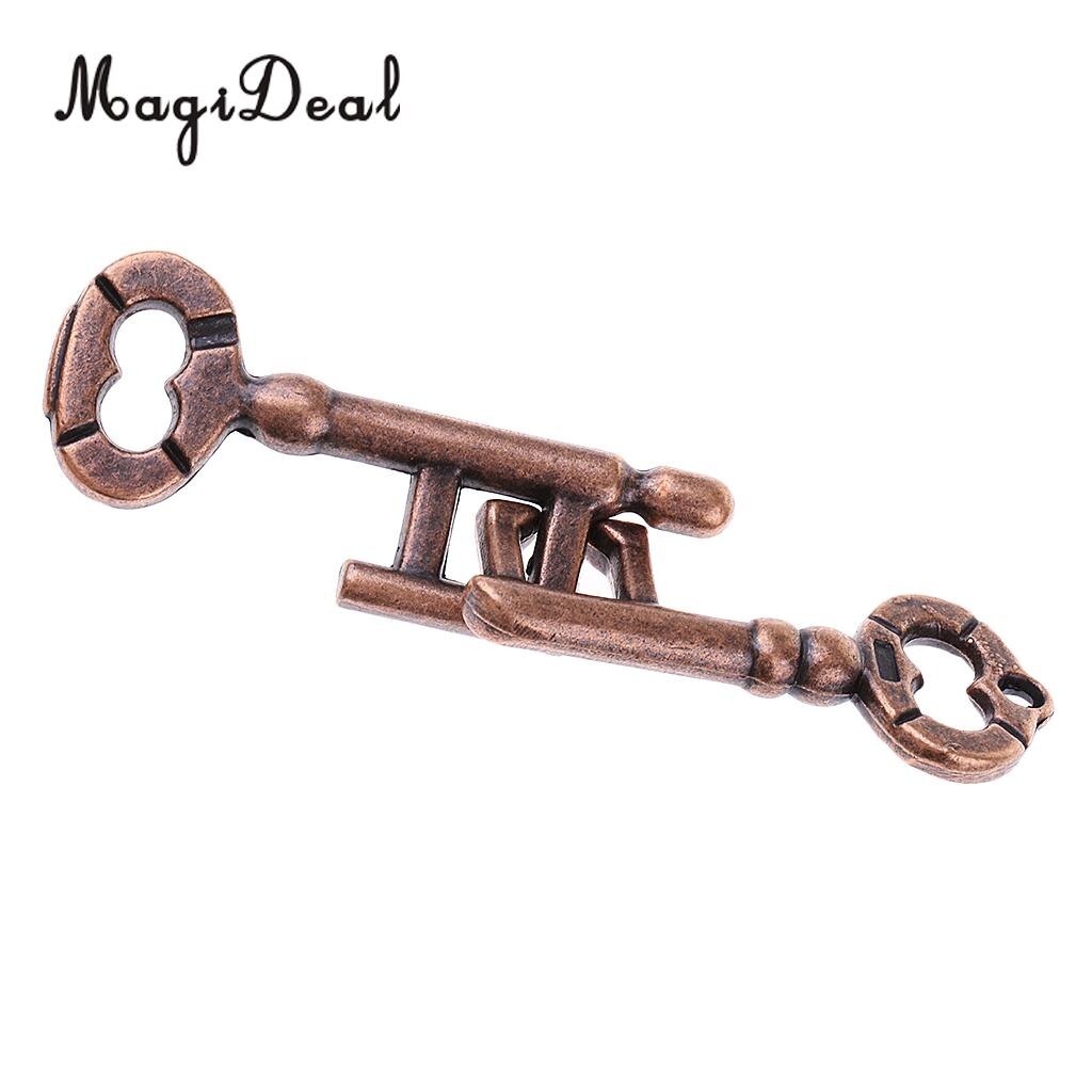 1Pc Key Lock Puzzle Classic Metal Brain Teaser IQ ... – Vicedeal