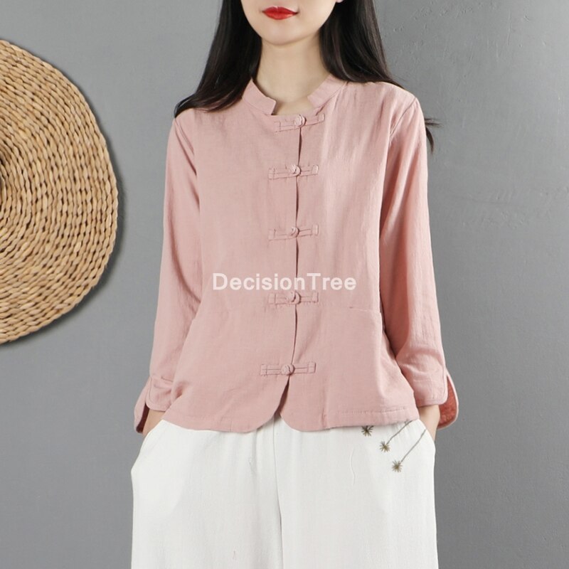 2022 traditional qipao blouse women tang suit top ... – Vicedeal