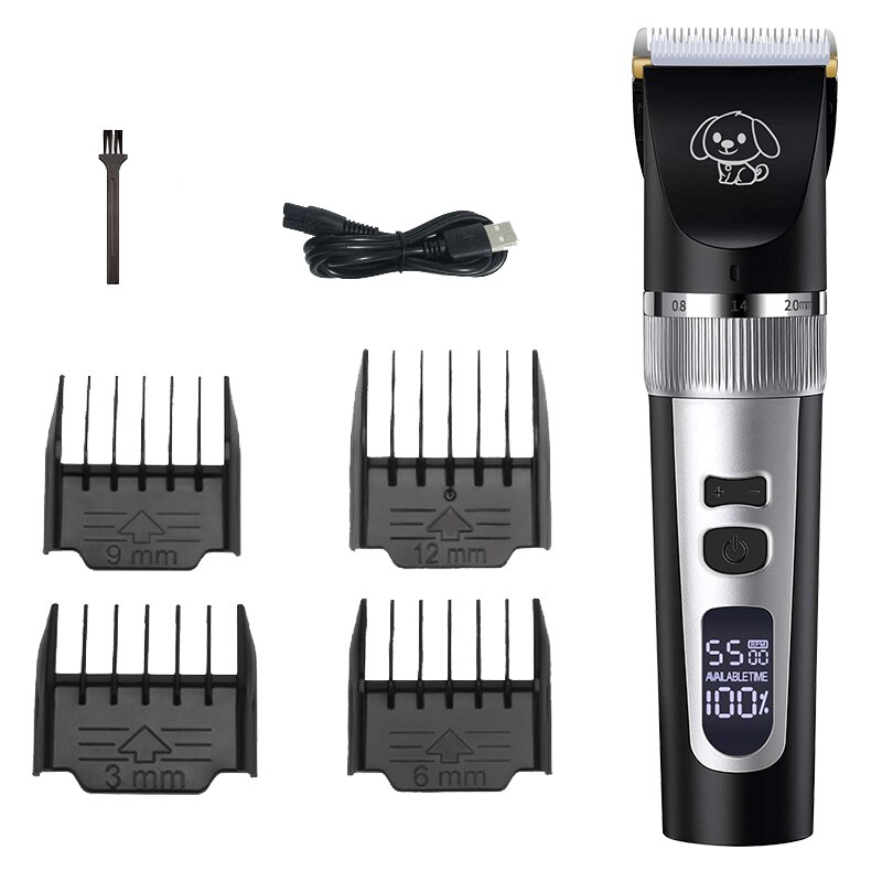 Pet hair clipper electric pet hair trimmer recharg... – Grandado