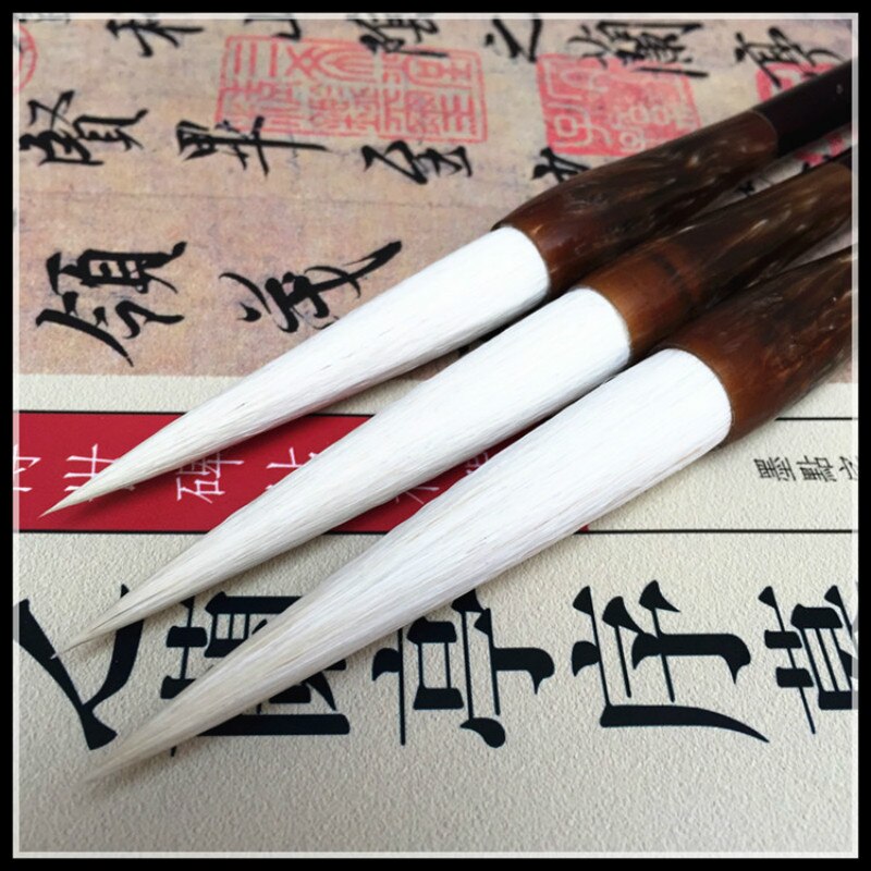 Chinese Calligraphy Brush Set Caligrafia Long Wool... – Grandado