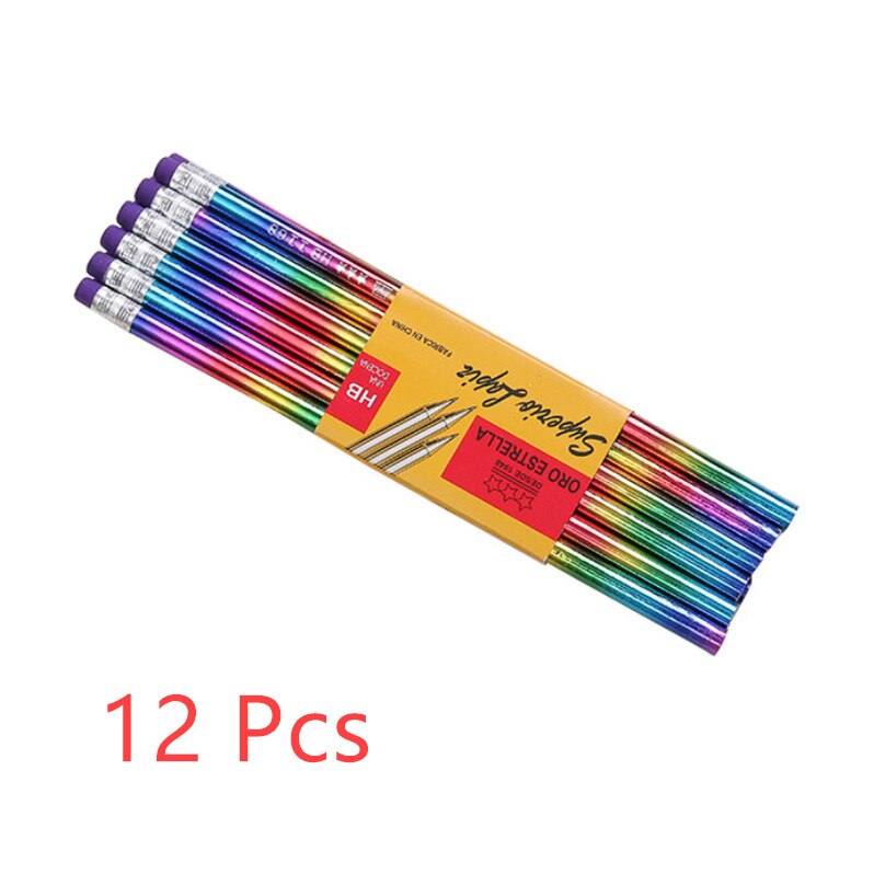 (12Pcs/Set) Pencil Hb Diamond Color Pencil Station... – Vicedeal