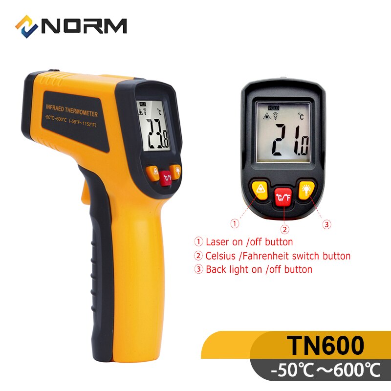 NORM 400 600 Centidegree infrared thermometer Non ... – Vicedeal