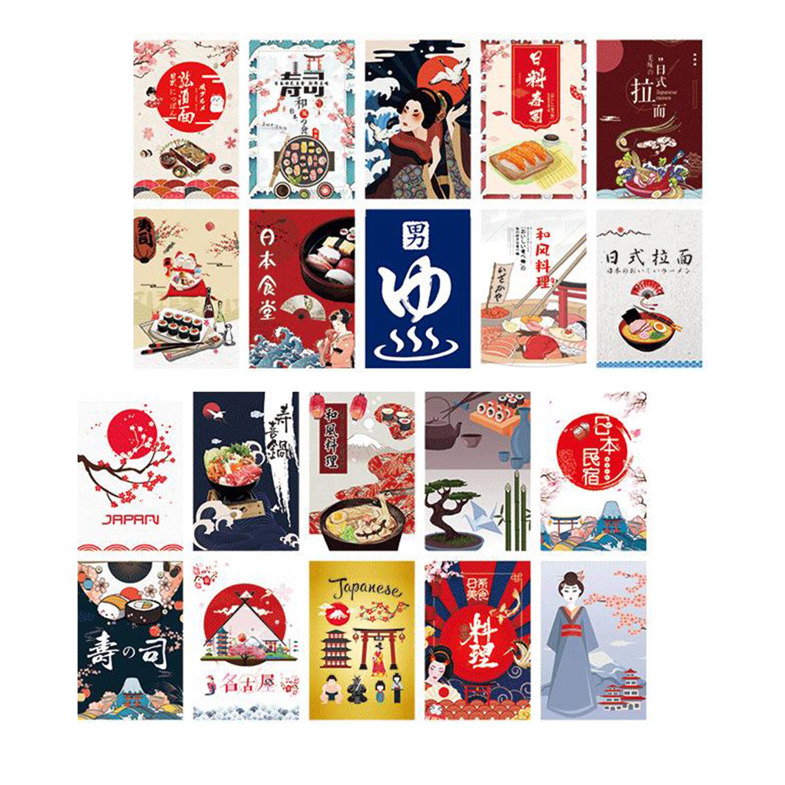 Japanese Banner Bunting Flags Polyester Flags Sush... – Grandado