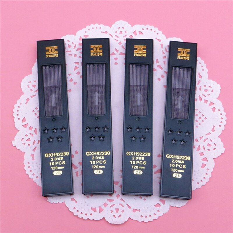 10 pcs/box 2B HB Mechanical Pencil Lead Refill Bla... – Grandado