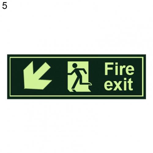 Useful Emergency Escape Fire Safety Exit Sticker R... – Grandado