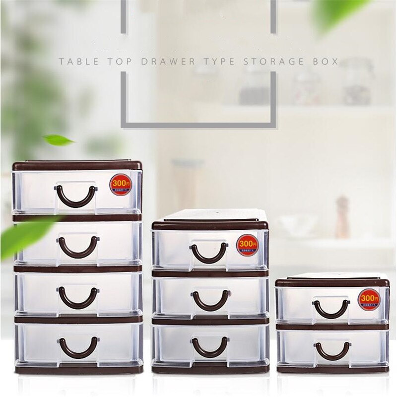 Table Storage Drawer Storage Box Multi Layers Plas... – Vicedeal