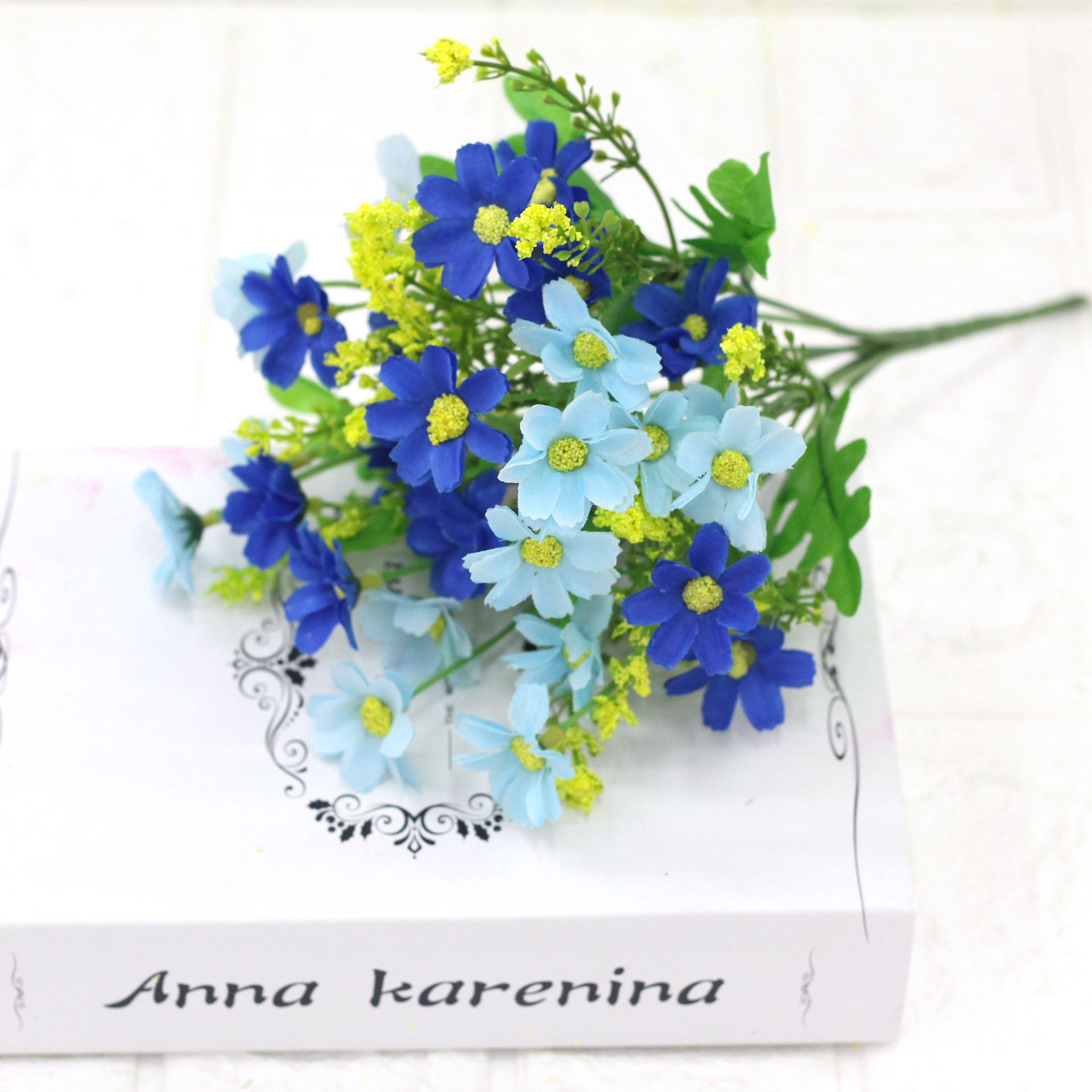 1 Boeket 7 Tak 28 Heads Leuke Zijde Daisy Kunstmat... – Grandado