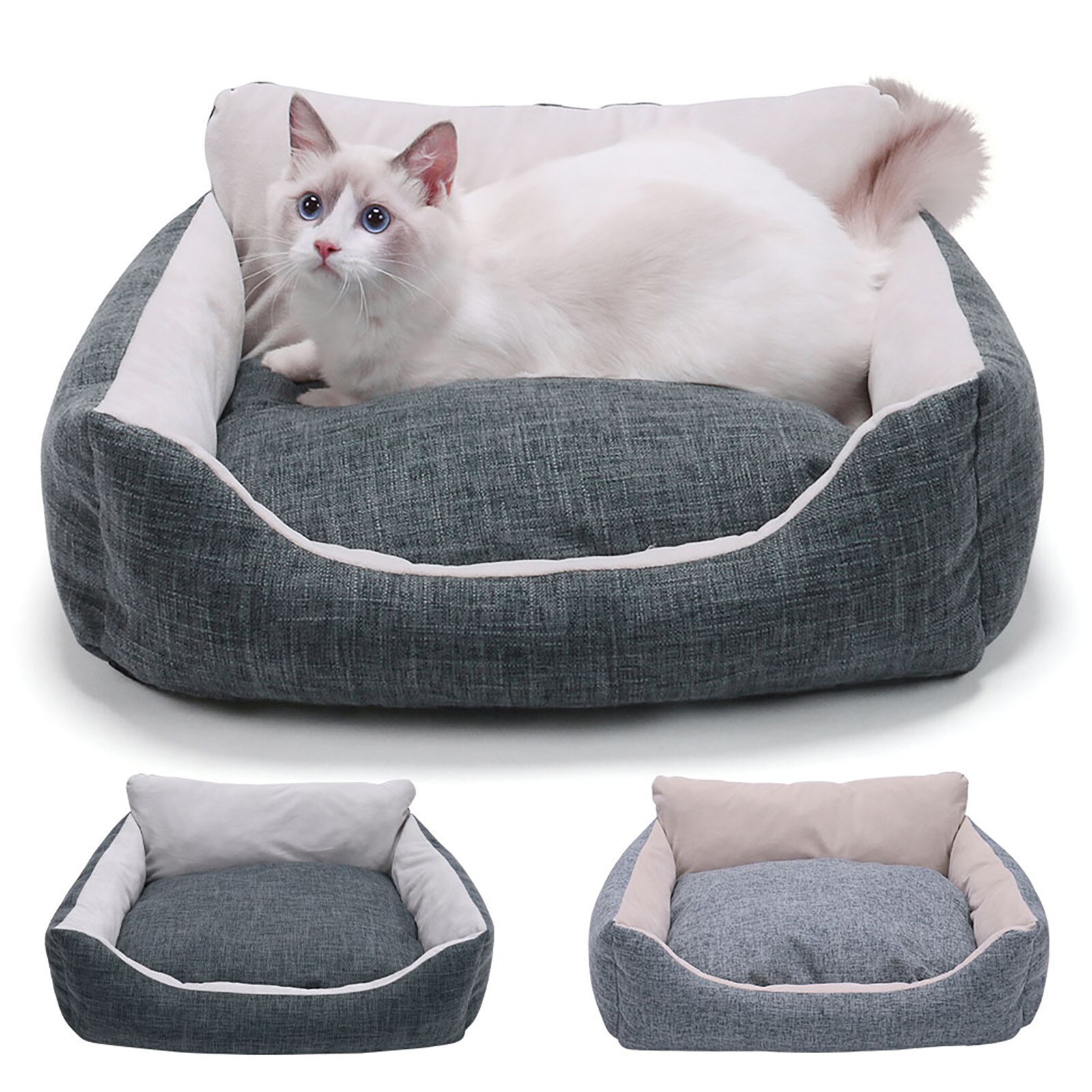 Dog Bed Animal Cartoon Shaped Mat Lounger Sofa Det... – Grandado