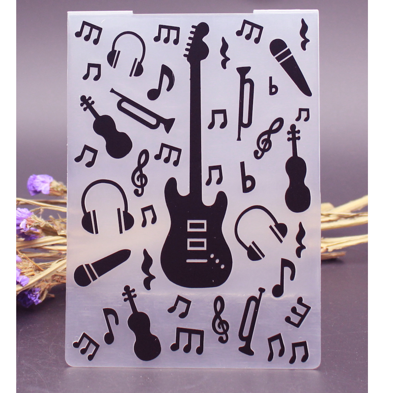 Music Note Guitar Plastic Template Craft Card Maki... – Vicedeal