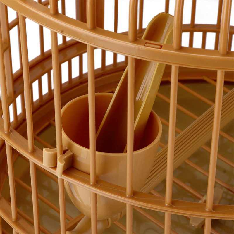 Round Bird Cage House Bird Carrier Foldable for La... – Grandado