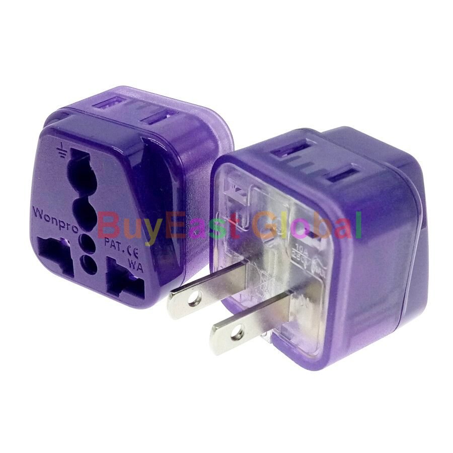 2 IN 1 - Universal to USA Canada Thailand Taiwan E... – Grandado