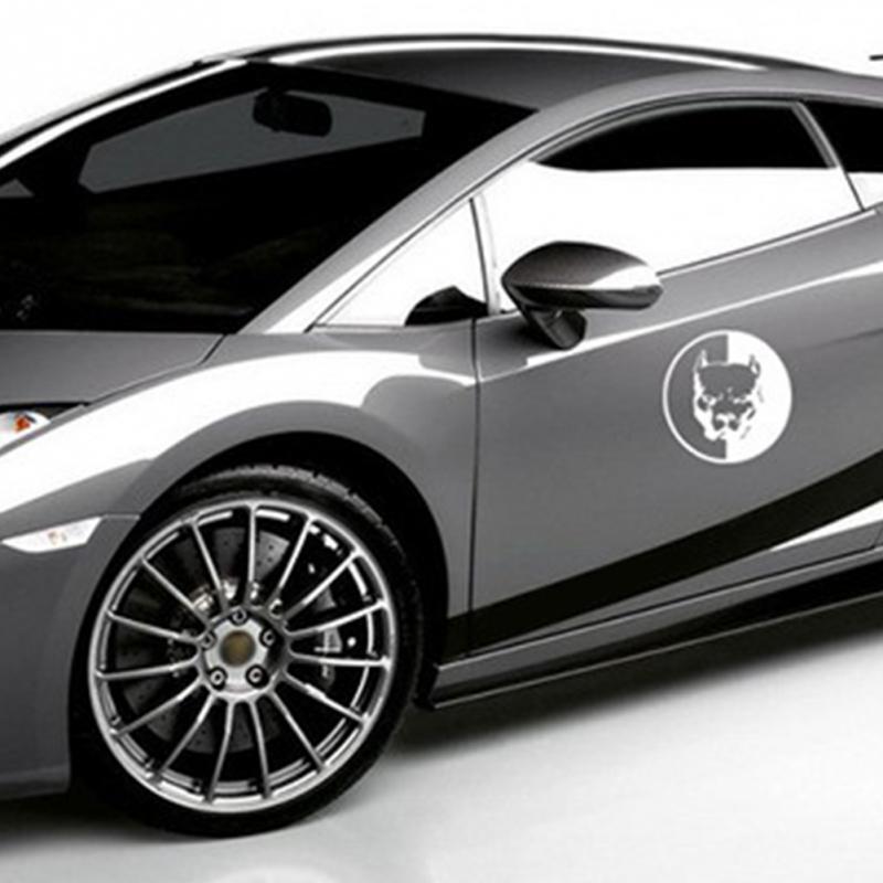 Bulldog Car Stickers Reflective Decals Funny Water... – Vicedeal