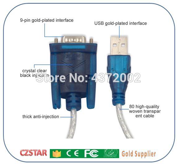 USB to RS232 COM Port Serial female PDA 9 Pin DB9 ... – Grandado