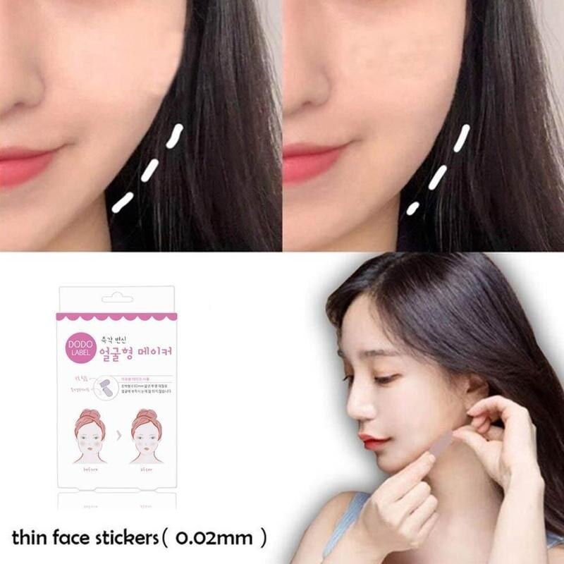 40pcs/set Face-lift Stickers Invisible V Face Stic... – Vicedeal