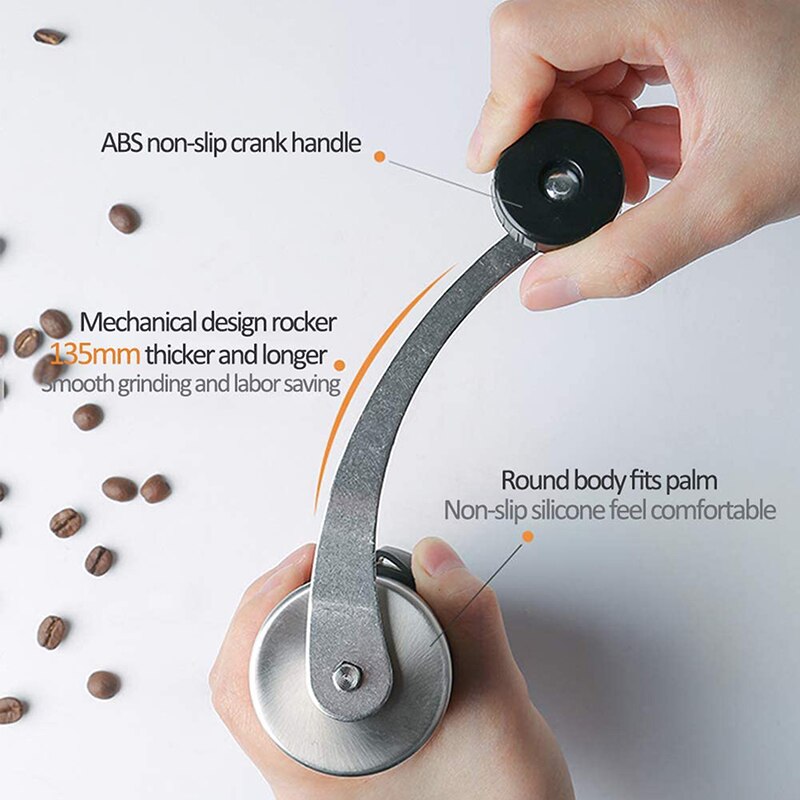 Kitchen Tool Grinders Silver Coffee Grinder Mini S... – Grandado