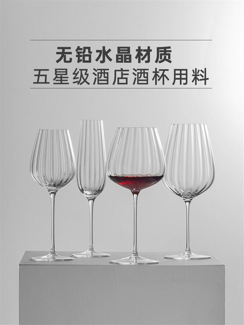 Nordic Crystal Glasses Luxury Household Goblet Cha... – Grandado