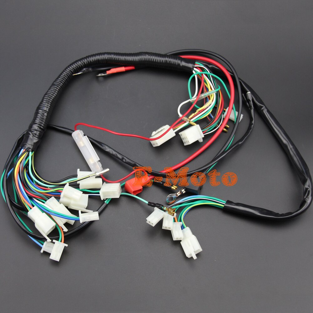 Electric Start Wiring Harness Wire Loom For Pit Di... – Grandado