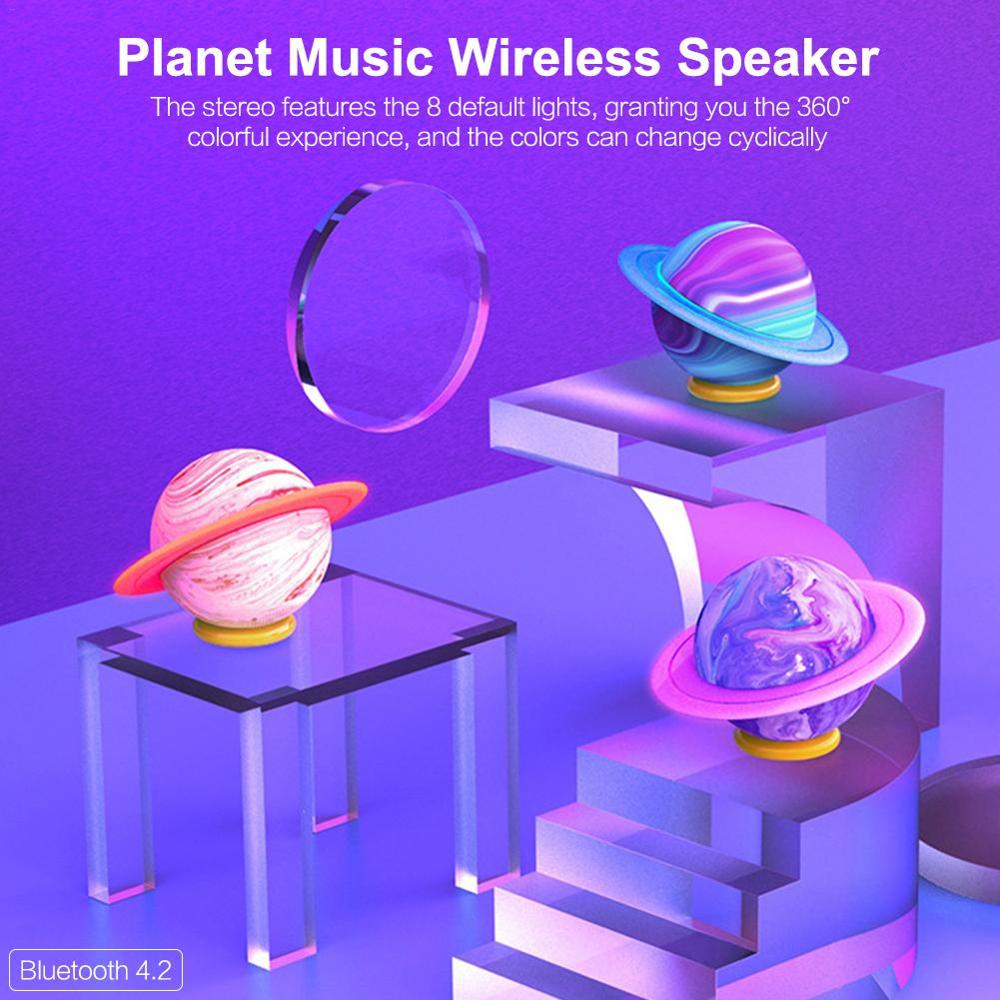 Planet Bluetooth Speaker Wireless Loudspeaker LED ... – Vicedeal
