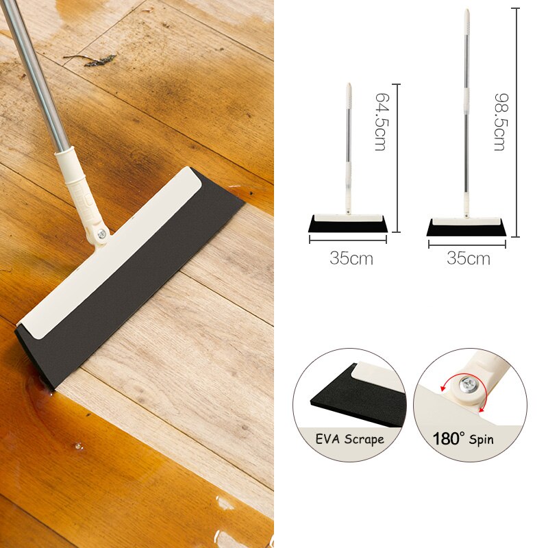 Floor Scraper Long Handle 180 Degrees Rotatable Mo... – Grandado