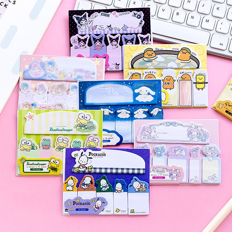 90 Sheets/set Cute Cartoon Index Sticky Notes Pape... – Vicedeal