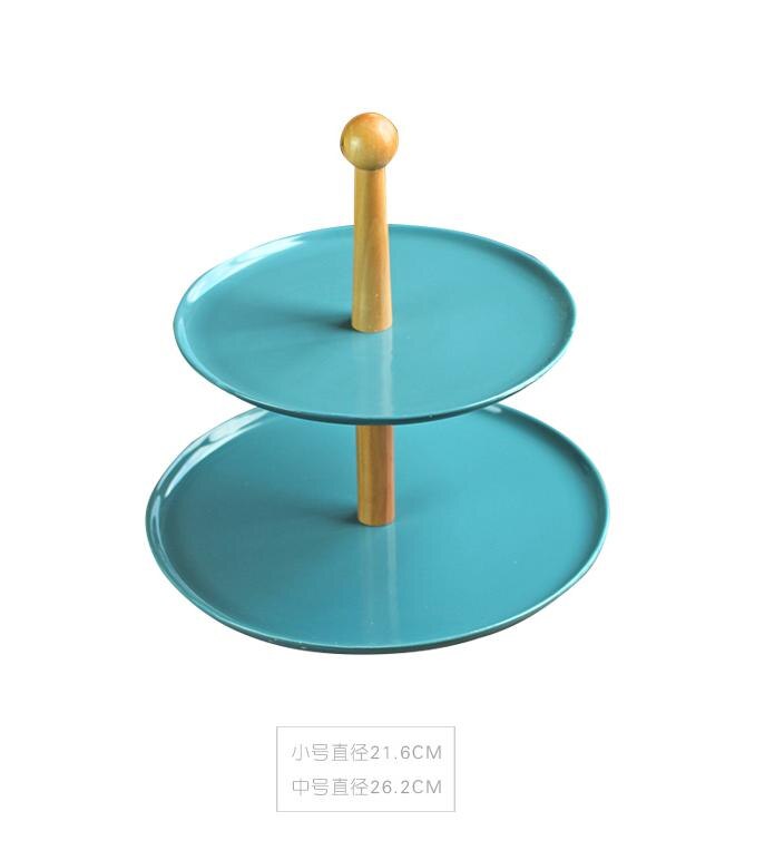 Ceramic Double-layer Fruit Plate Two Or Three Laye... – Vicedeal