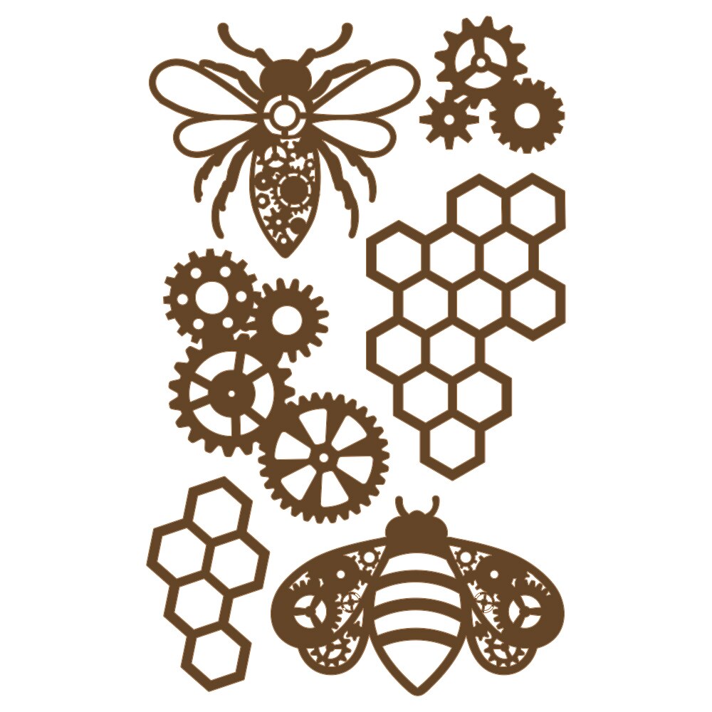 Bee and Nest Metal Cutting Dies for DIY Scrapbooki... – Grandado