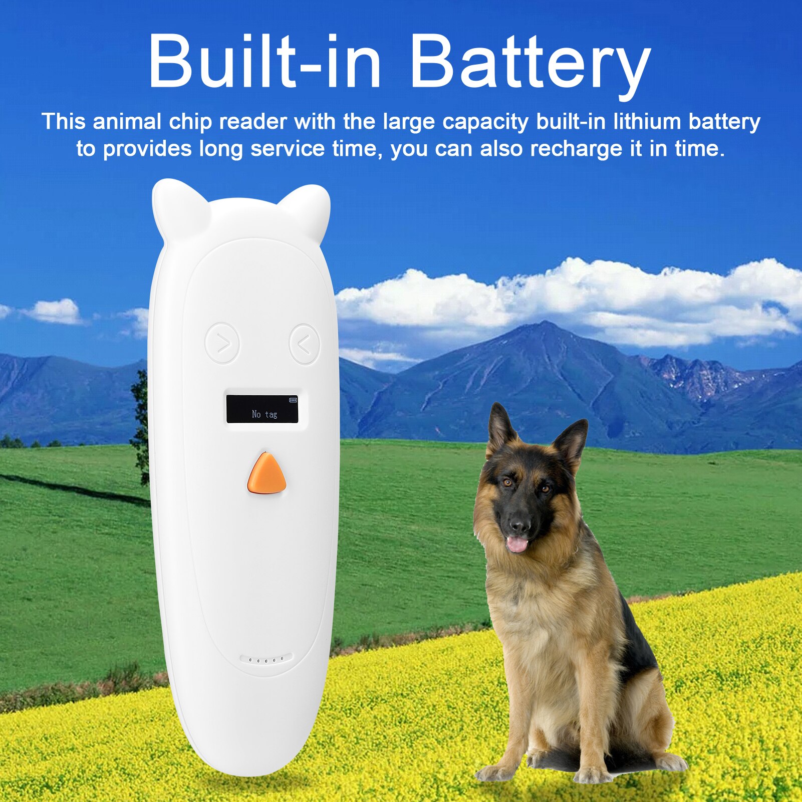 Handheld Animal Chip Scanner Animal Tags Scanner A... – Grandado