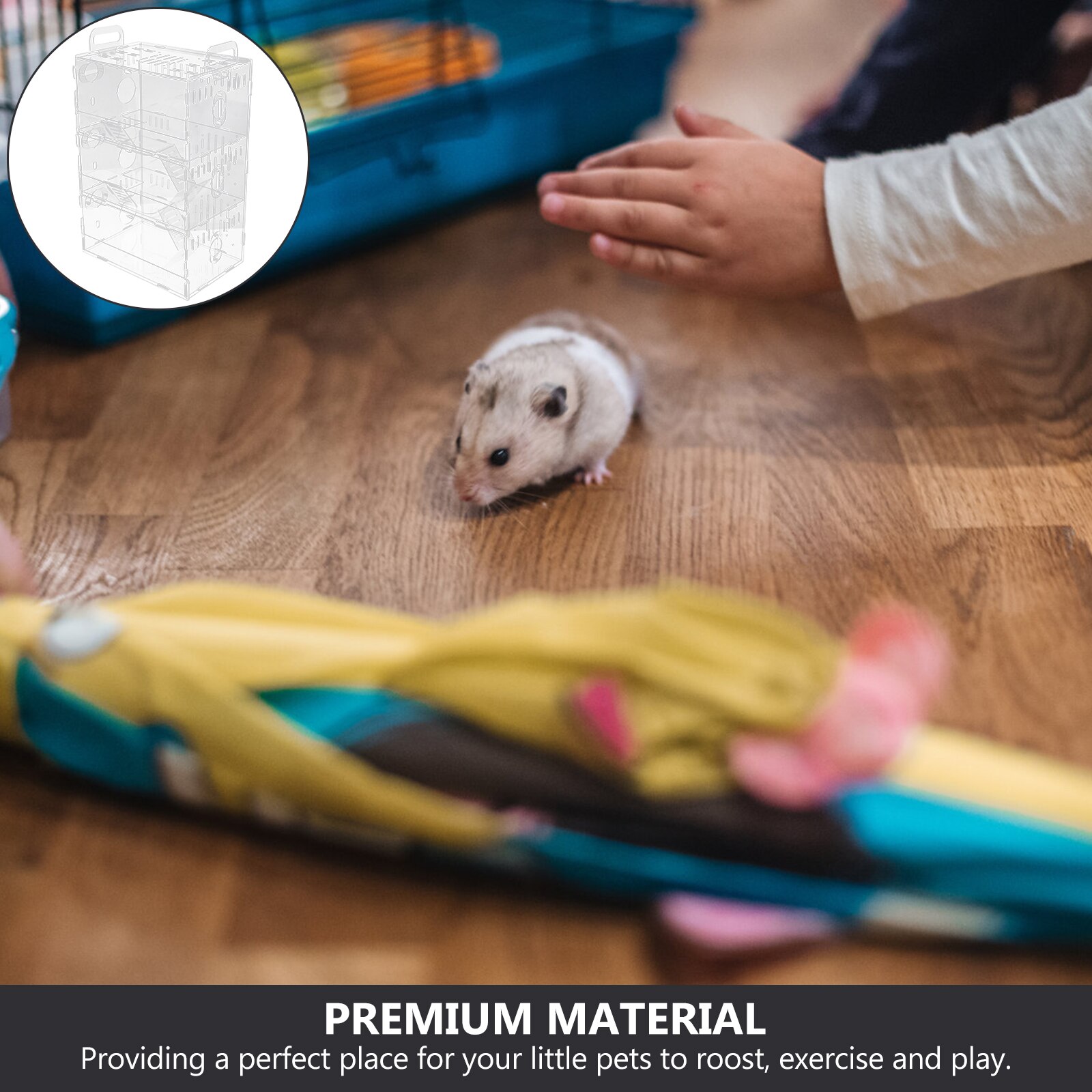 Acryl Clear Hamster Kooi Acryl Clear Hamster Cavia... – Vicedeal