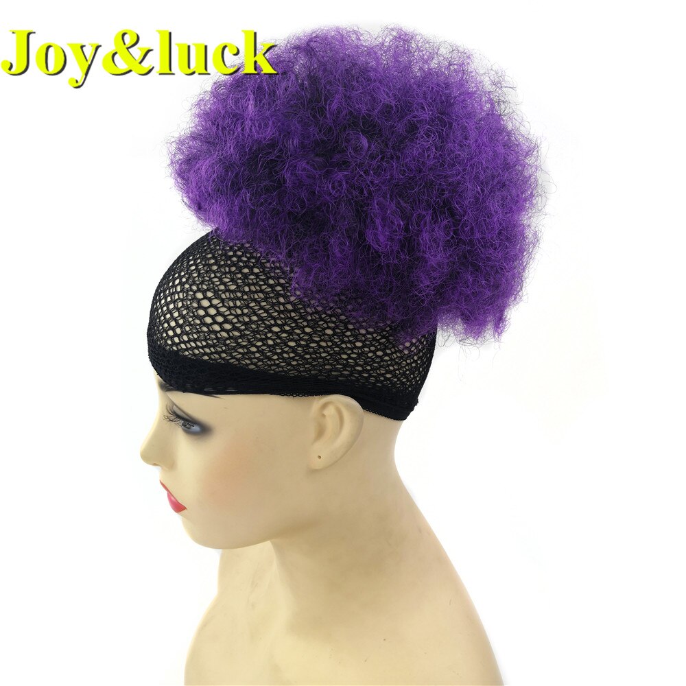Joy&luck Afro Kinky Curly Puff Chignon Short H... – Vicedeal
