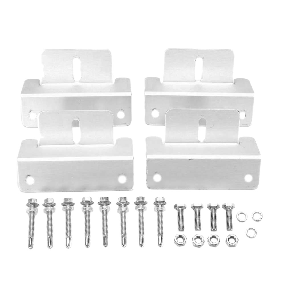 4pcs Metal Solar Panel Mounting Bracket Set Z-shap... – Grandado