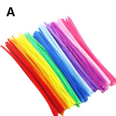 100pcs Multicolour Chenille Stems Pipe Cleaners Ha... – Grandado