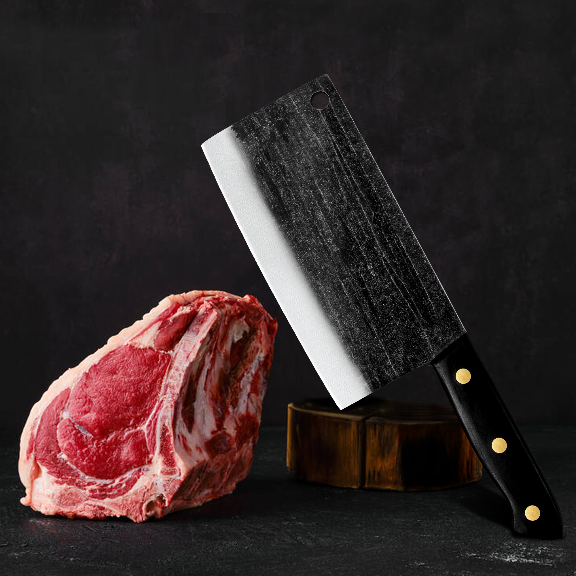 Forged Kitchen Knife 8 Inch Stainless Steel Cleave... – Grandado