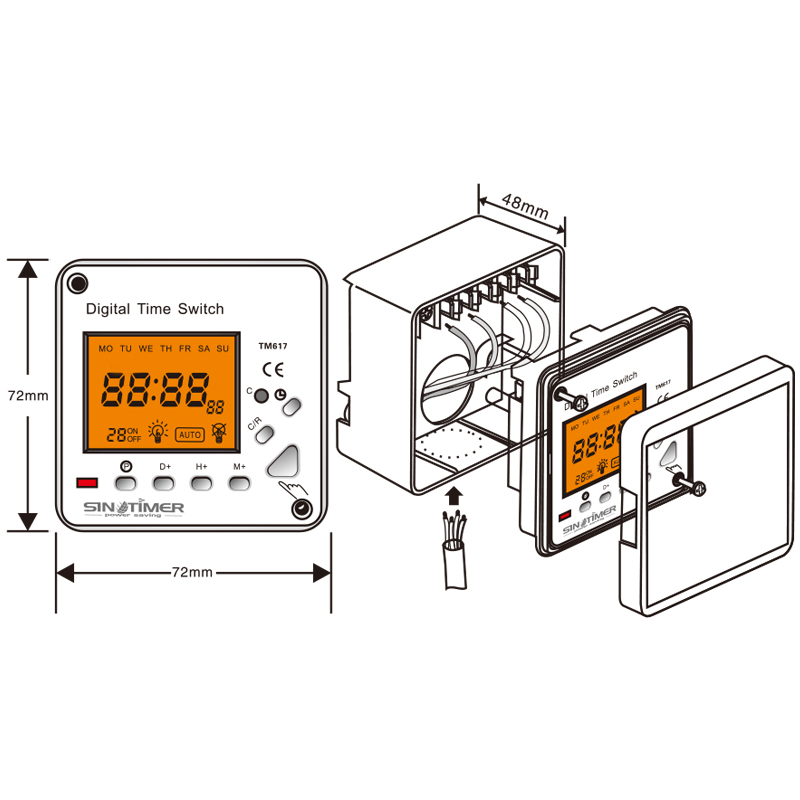 TM617 220V 230V 110V AC Electronic Digital 7 Day W... – Vicedeal