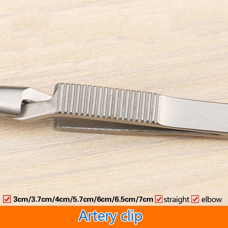 Arterial venous clamping stainless steel micro-dev... – Grandado