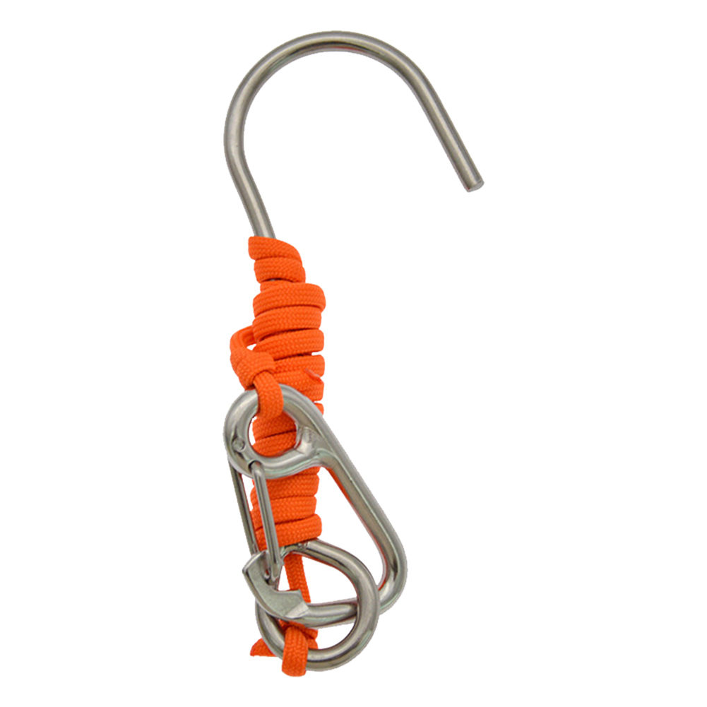 Scuba Diving Reef Hook 120cm Spiral Coil Lanyard D... – Grandado