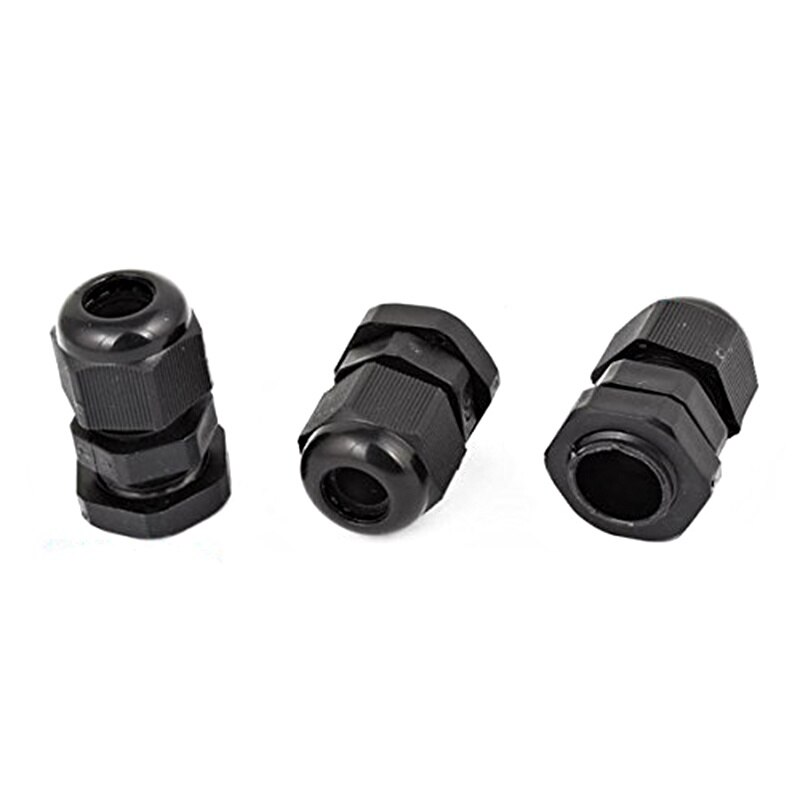 36 Pcs Zwart PG9 Plastic Connector Gland Voor 4 Mm... – Grandado