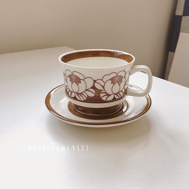 Palace Wind Medieval Mangosteen Coffee Cup Ceramic... – Vicedeal