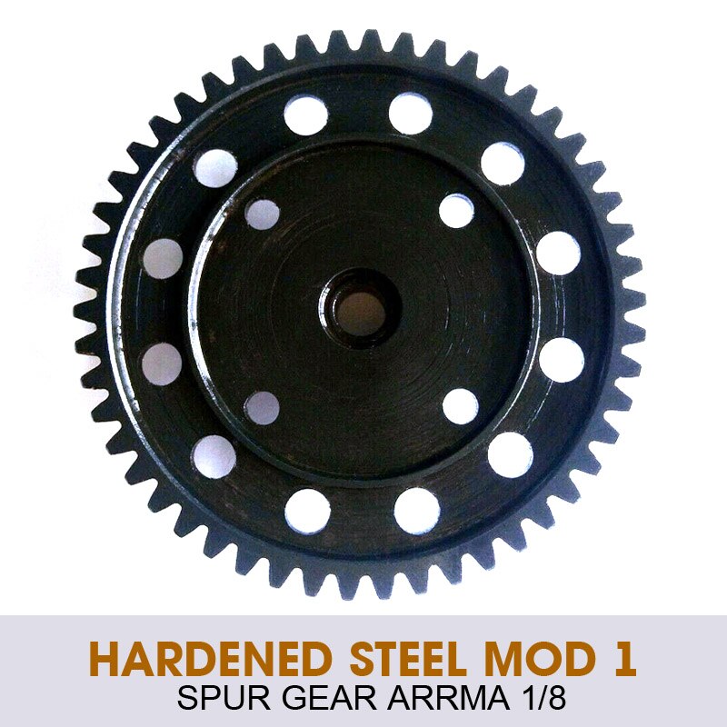 Black Harden Steel Mod 1 50T Spur Gear Replaces AR... – Grandado