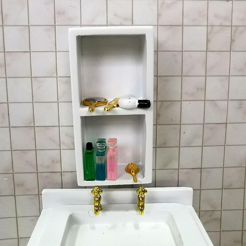 1/12 Scale Dollhouse Miniature Cabinet Bathroom Fu... – Vicedeal