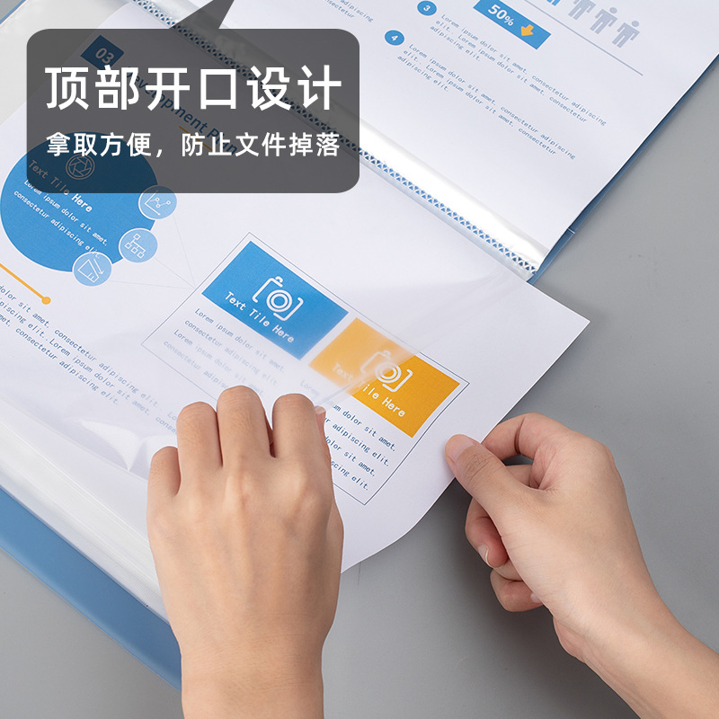 A4 30/40/60/80/100 Pages Plastic Budget Binder Fil... – Grandado