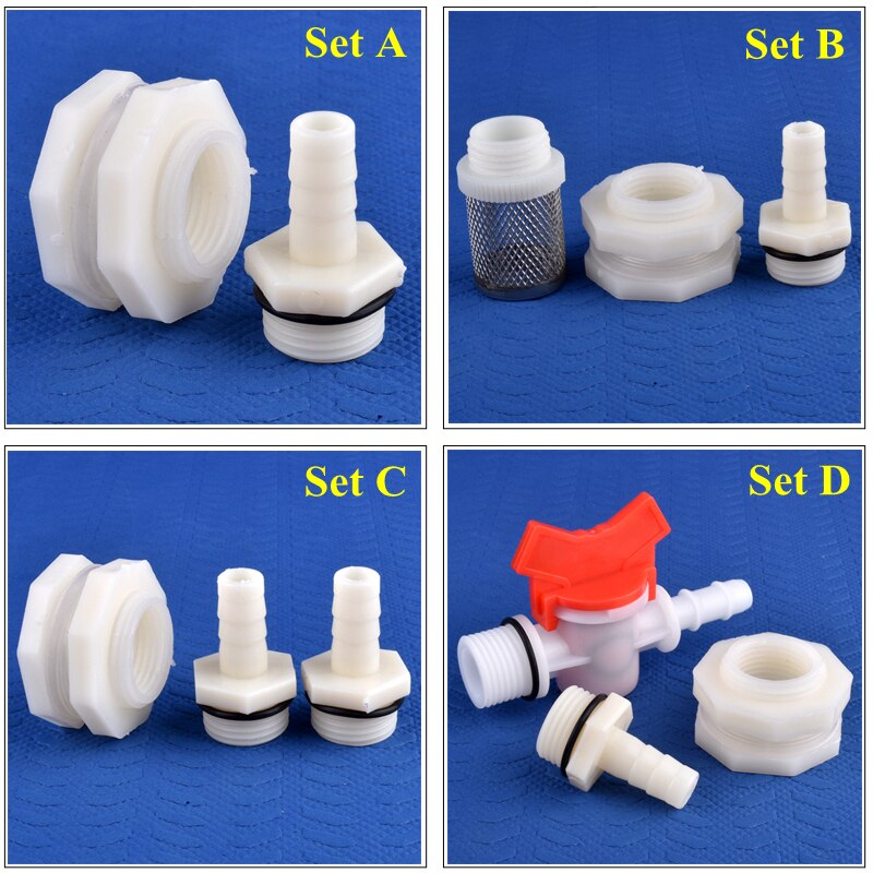 G1/2 To 10mm ABS Water Tank Connector Set Aquarium... – Grandado