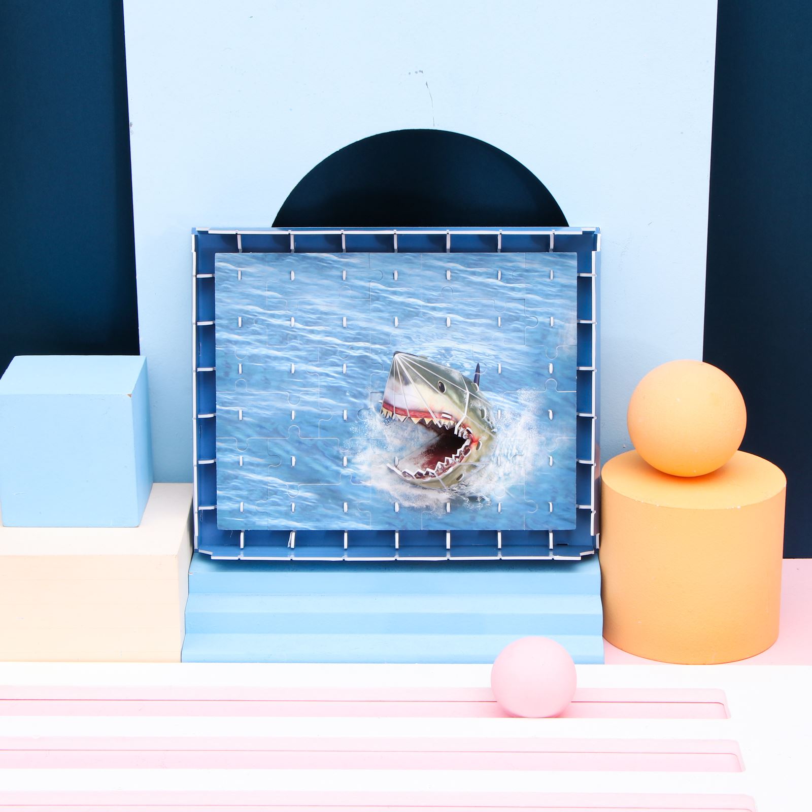 Three Dimensional Paper Shark Puzzling Toy Childre... – Grandado