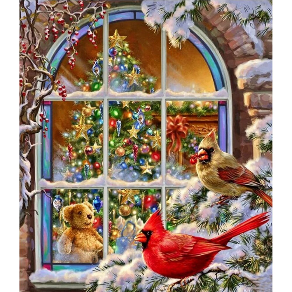 Leisure Christmas Snow Painting By Numbers DIY Han... – Grandado