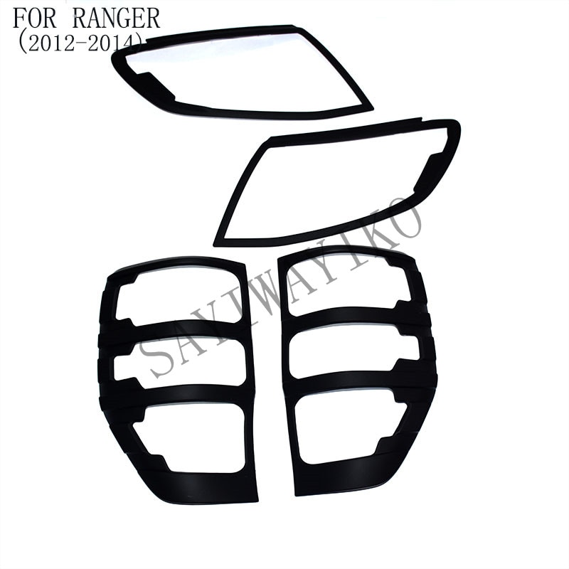 FIT for ford ranger accessories ABS matte black fr... – Grandado