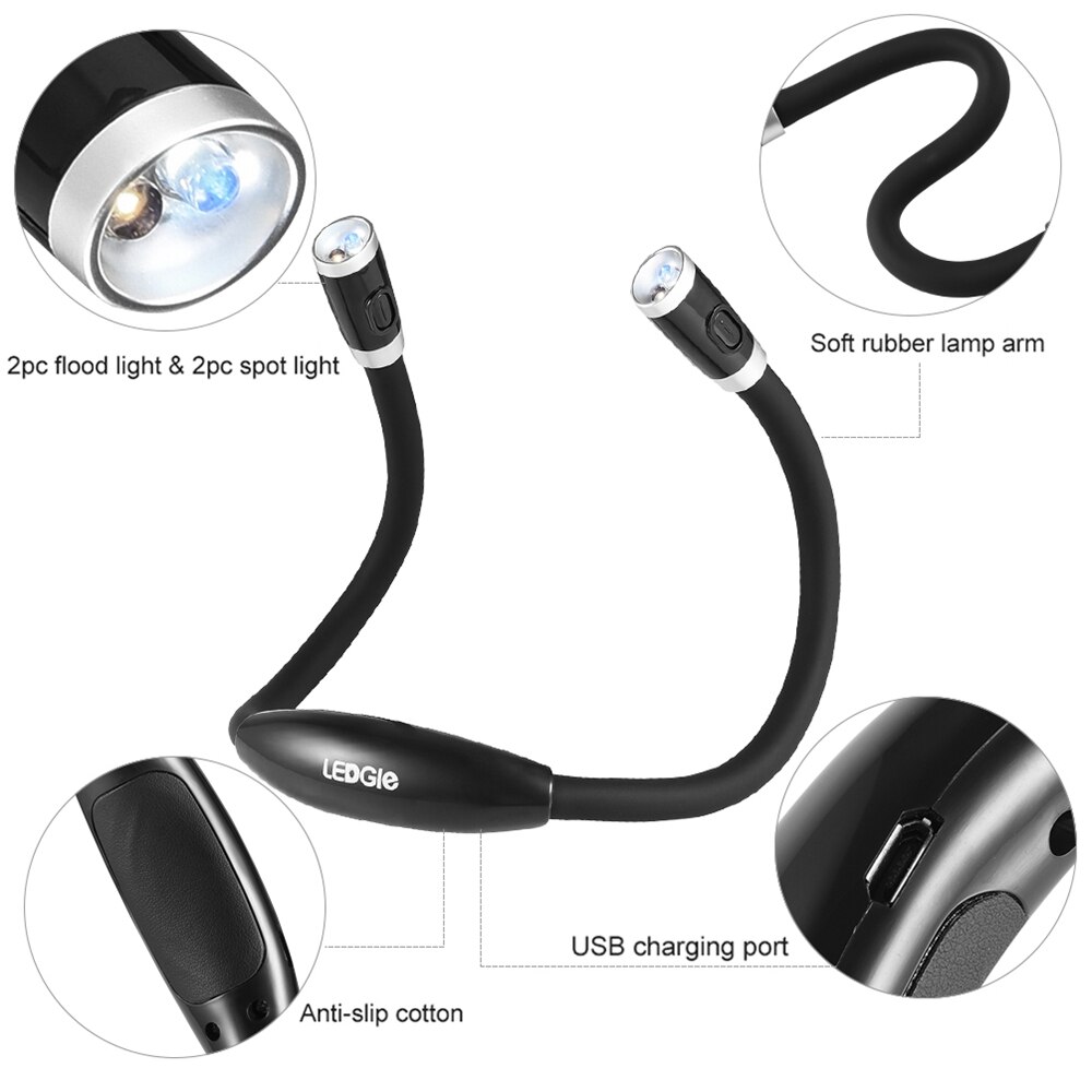Best Selling Novelty LED Reading Lamp USB Charge H... – Grandado