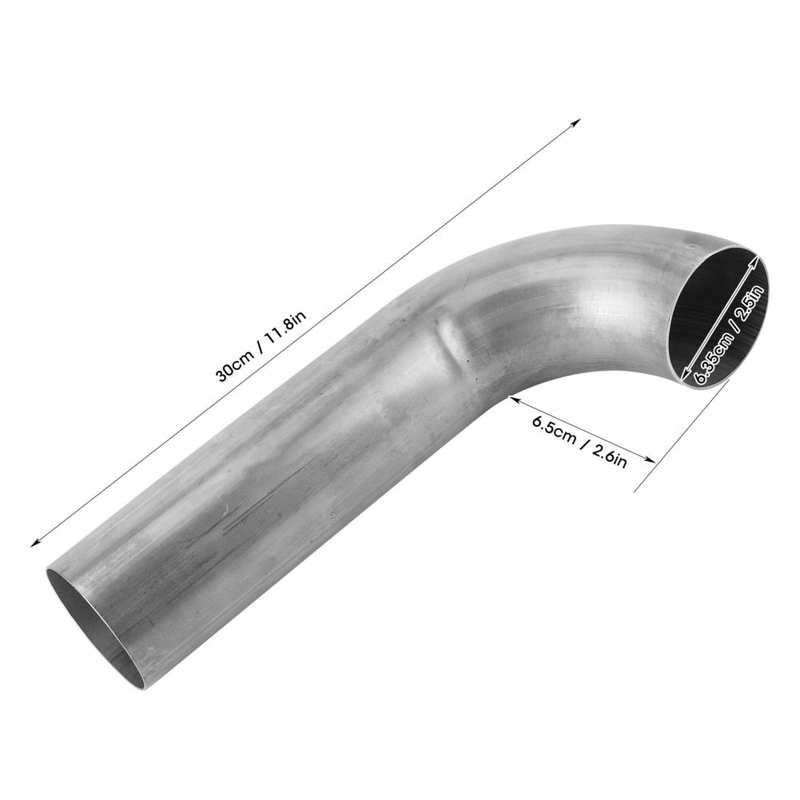 Tube d'échappement coude coude en acier inoxydable... – Grandado