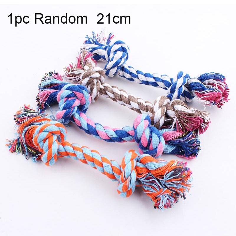 1pc Pet Dog Toy Double Knot Cotton Rope Braided Bo... – Vicedeal