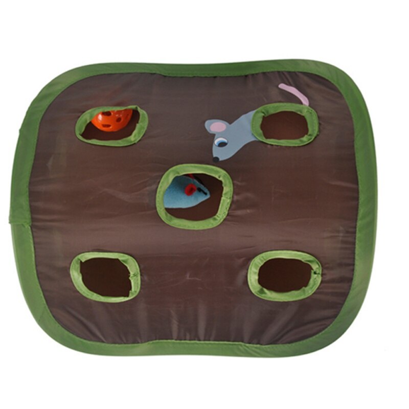 Cat Mice Toy Hide & Seek Game Collapsible Puzzle E... – Grandado